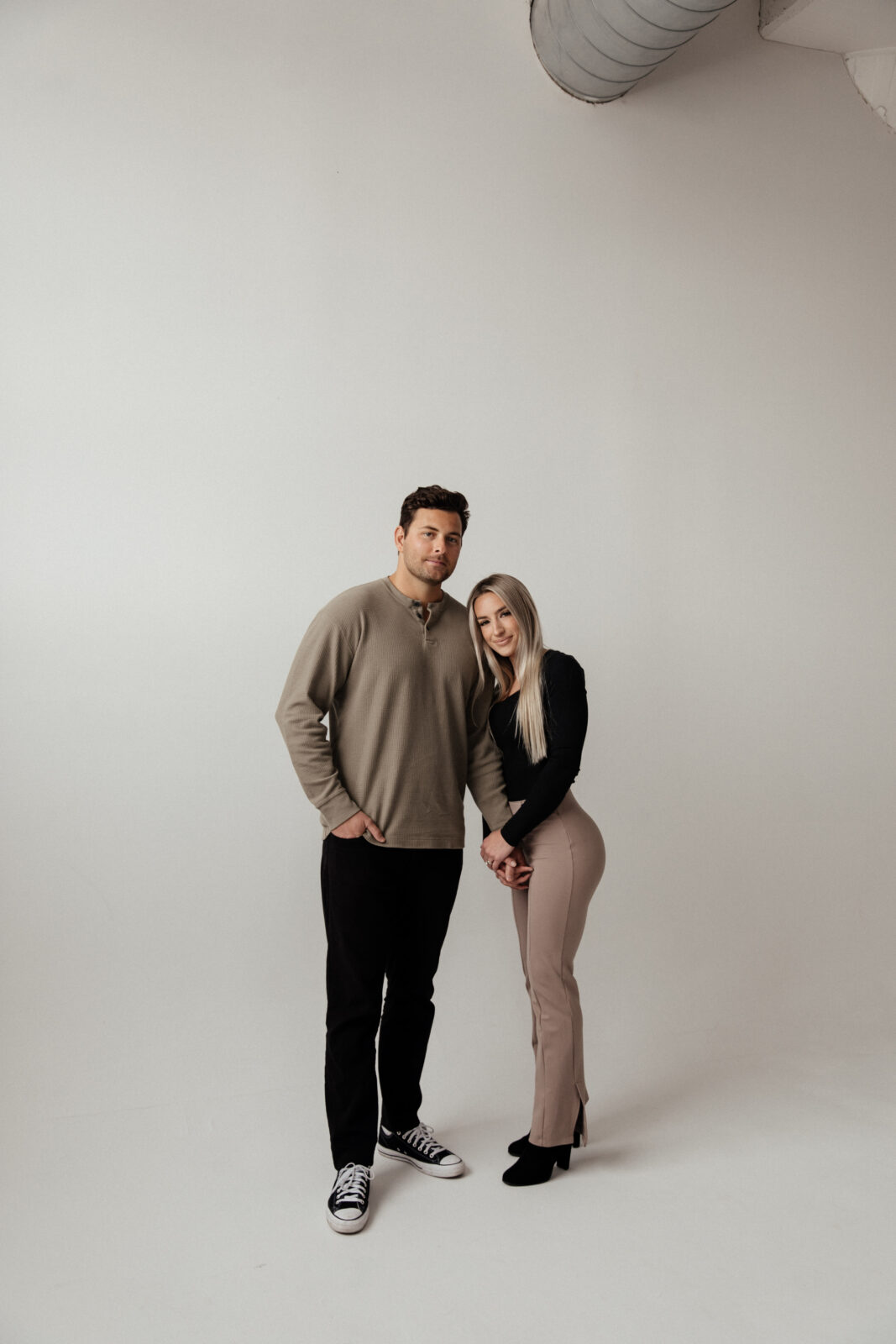 Clean Studio Couples Shoot – Salt Lake City, UT – Paige McKenzi ...